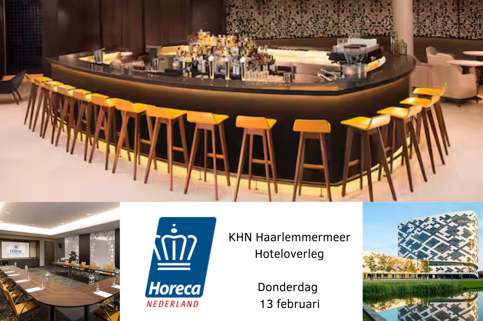 Uitnodiging KHN Haarlemmermeer Hoteloverleg 13 februari | KHN