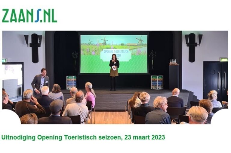 Kom naar de Opening Toeristisch seizoen Zaanstreek Marketing op… | KHN
