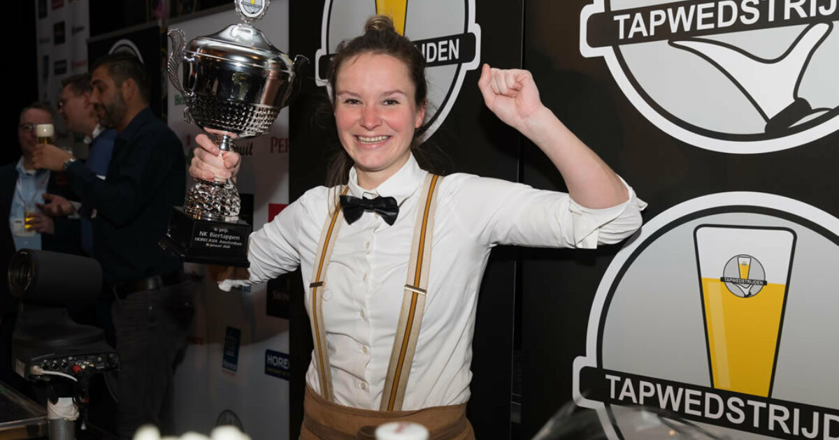 Amber Ott is de beste biertapper van Nederland | KHN